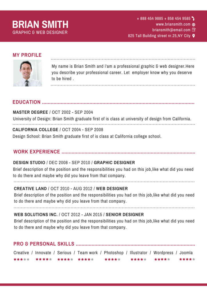 Home - Resume Object