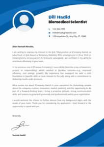 Fellowship Cover Letter Examples, Sample Format - Resume Object