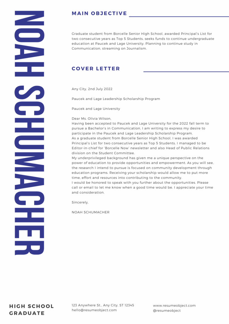 Resident Assistant Cover Letter Examples, Sample Format - Resume Object