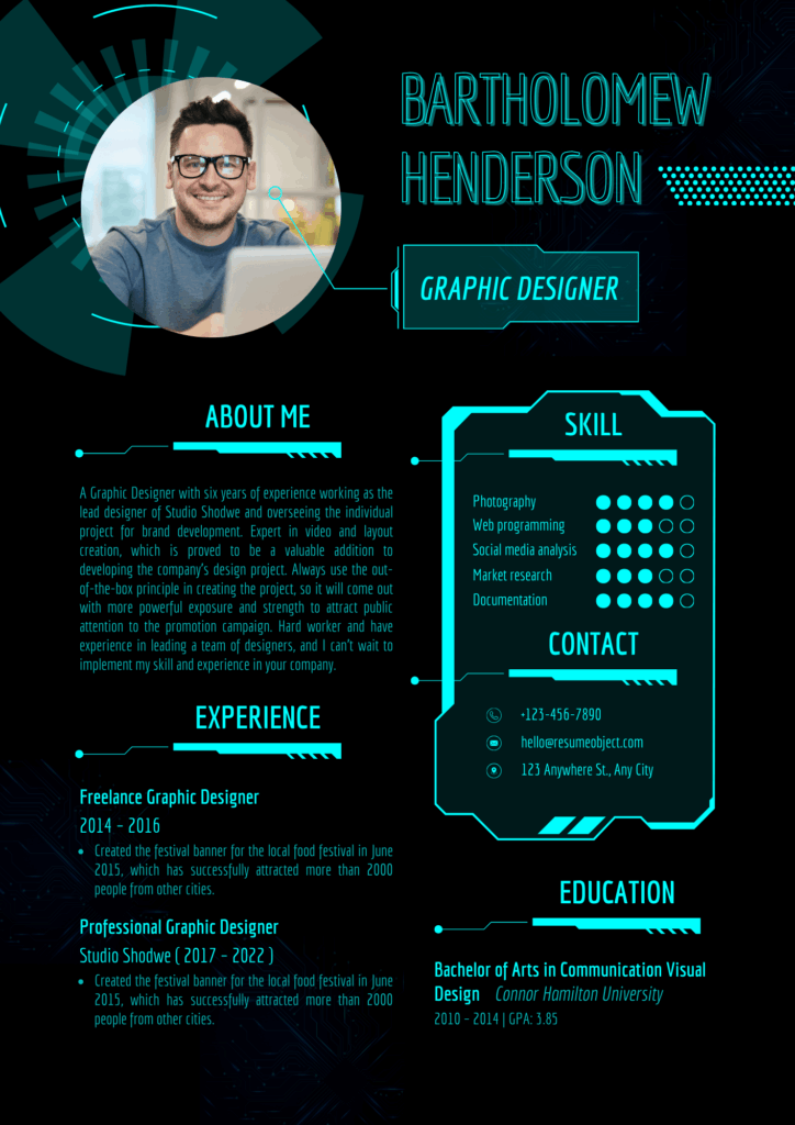 Home - Resume Object