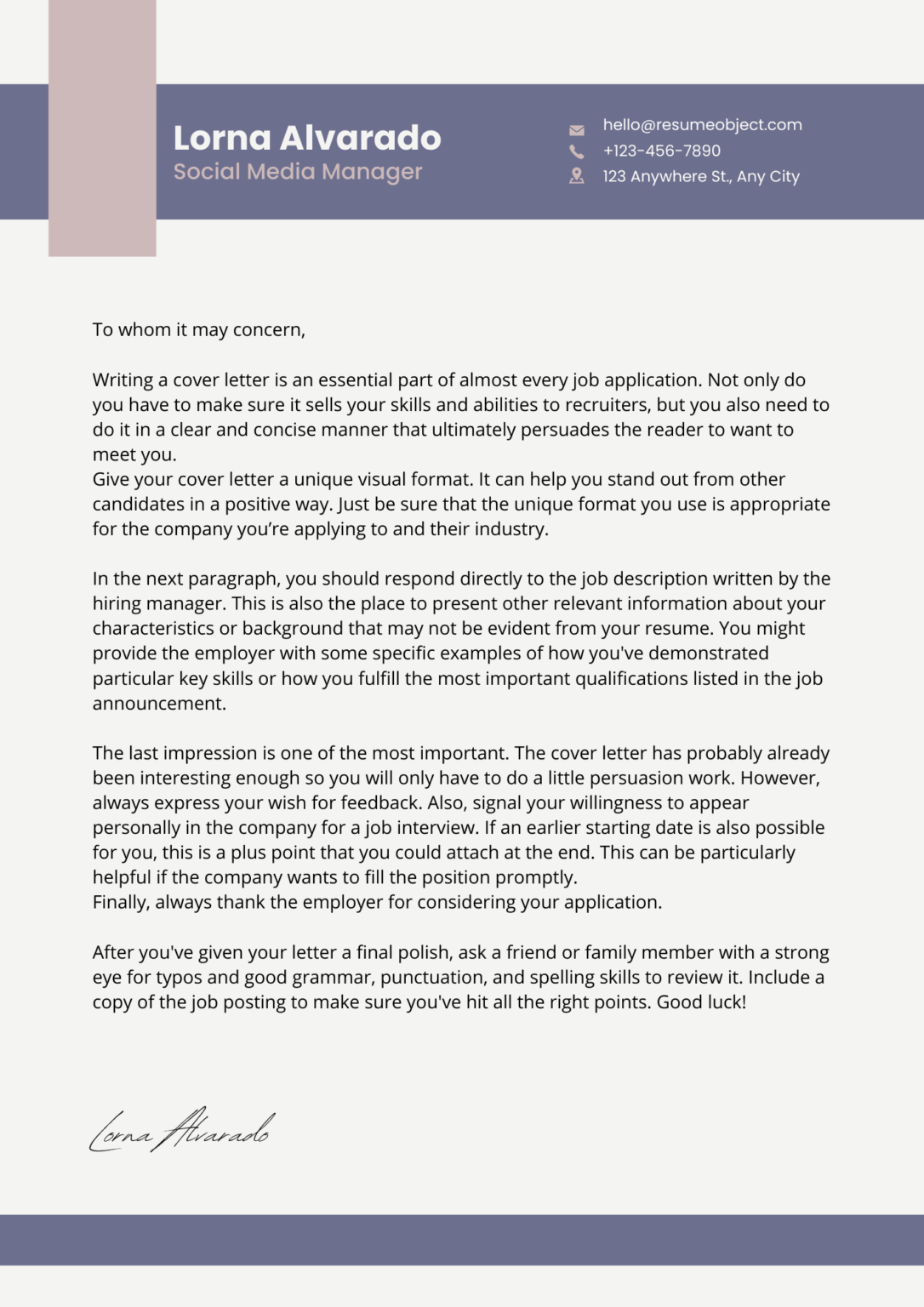 110+ Impressive Sample Cover Letters to Inspire Your Job Applications