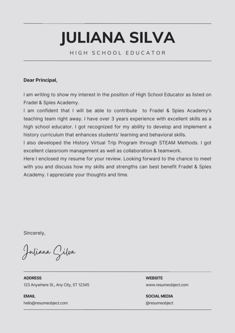 110+ Impressive Sample Cover Letters to Inspire Your Job Applications