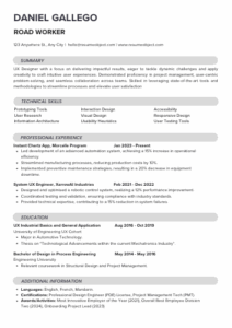 Road Worker Resume Examples & Download Free Template - Resume Object