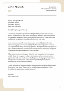 FDA Cover Letter Examples, Sample Format - Resume Object