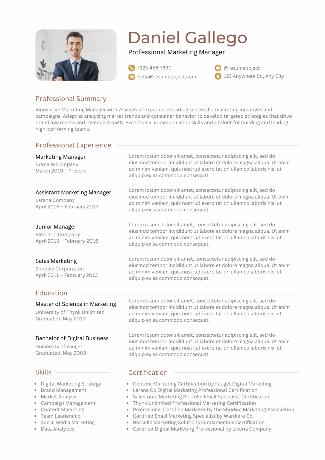120+ Impressive Sample Resumes to Boost Your Job Hunt