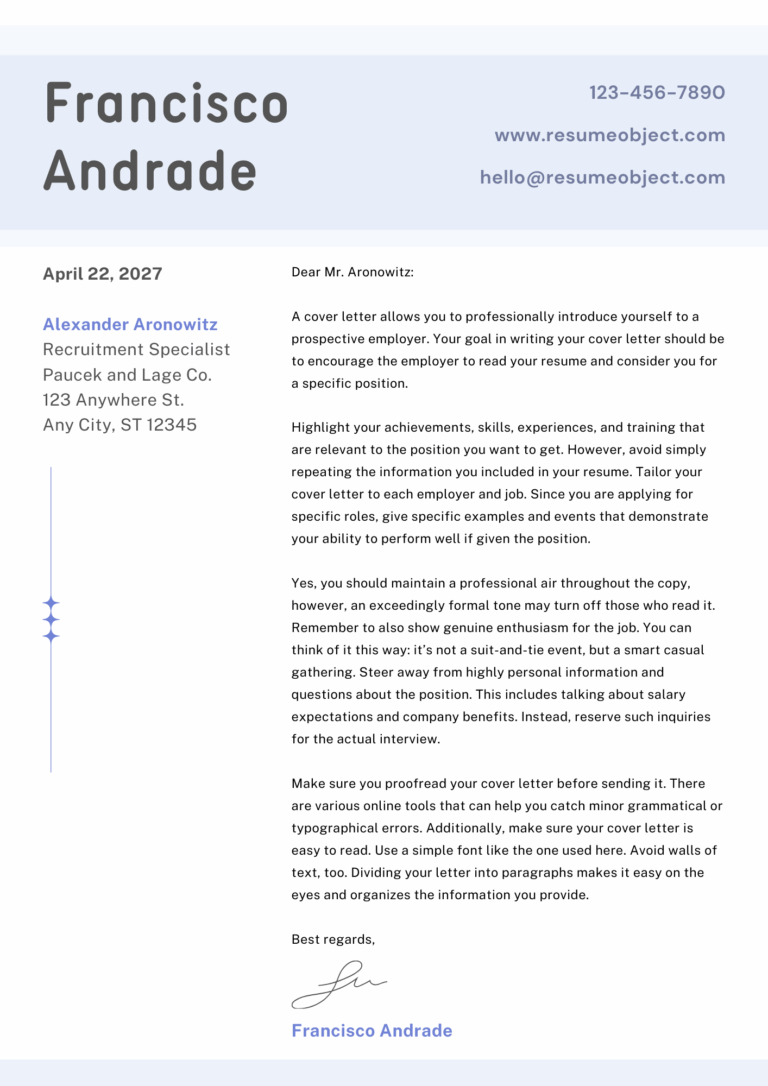 110+ Impressive Sample Cover Letters to Inspire Your Job Applications